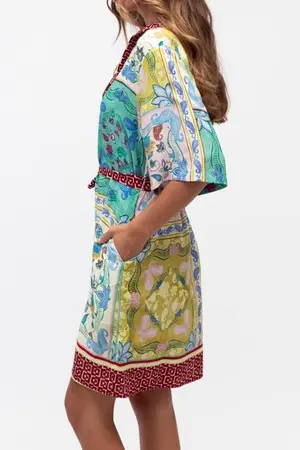 LABEL OF LOVE Garden Mosaic Short Dress