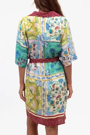 LABEL OF LOVE Garden Mosaic Short Dress