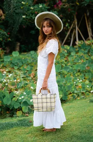 BRUNNA.CO Srikandi Ruffle Maxi Dress - White