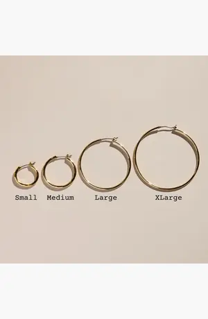 NICKEL & SUEDE Halo Hoop Earrings