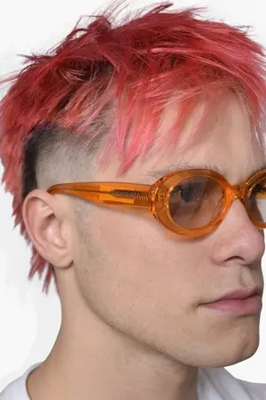 THE CELECT Oval Frame Sunglasses