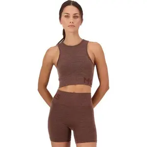 MONS ROYALE Solace Merino Seamless Tank Top - Henna