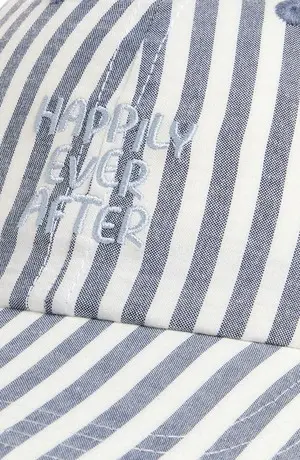 FRASIER STERLING Stripe Cotton Canvas Baseball Cap