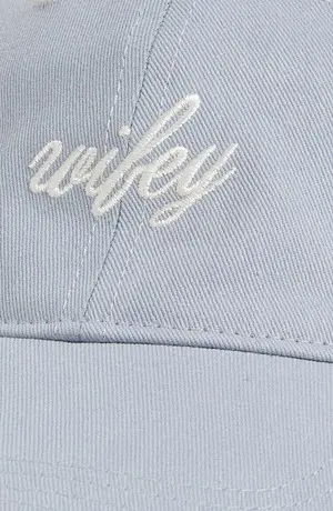 FRASIER STERLING Wifey Cotton Canvas Baseball Cap