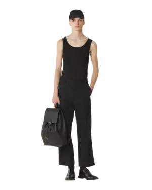 LANVIN Zaino Leather Backpack