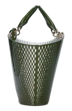 TOM FORD Large Panier Cutout Patent Leather Tote