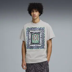 PUMA Melo World T-shirt Ii Oversized T-shirt - Gray