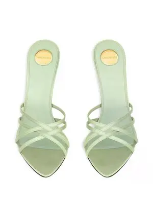 Saint Laurent Strap Sandals - Green