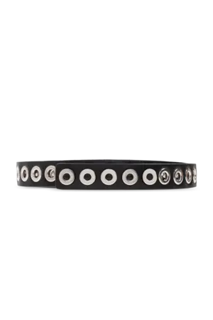 JIL SANDER Leather Belt - Black