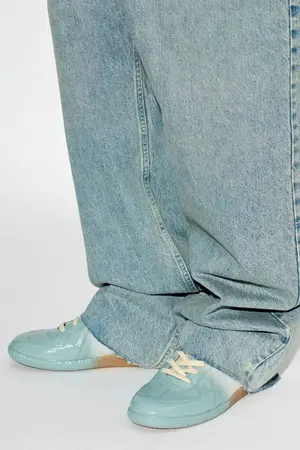 MAISON MARGIELA Leather Sneakers - Blue