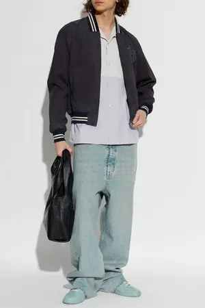 MAISON MARGIELA Leather Sneakers - Blue