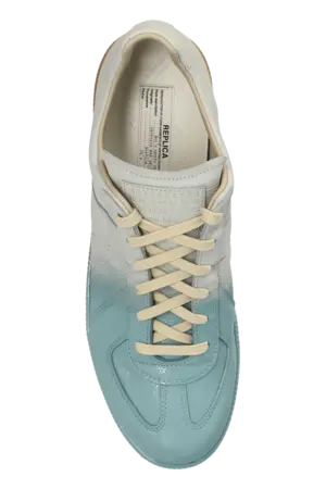 MAISON MARGIELA Leather Sneakers - Blue