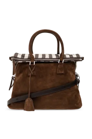 MAISON MARGIELA 5ac Soft Medium Handbag - Brown