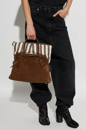 MAISON MARGIELA 5ac Soft Medium Handbag - Brown
