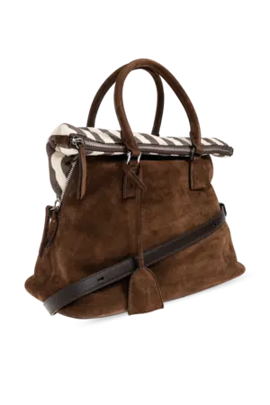 MAISON MARGIELA 5ac Soft Medium Handbag - Brown