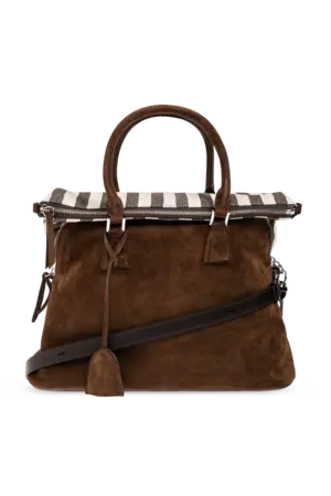 MAISON MARGIELA 5ac Soft Medium Handbag - Brown