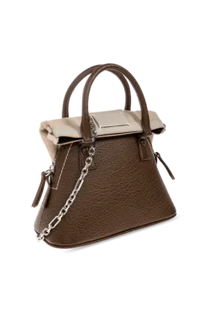 MAISON MARGIELA 5ac Classique Micro Handbag - Brown