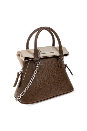 MAISON MARGIELA 5ac Classique Micro Handbag - Brown