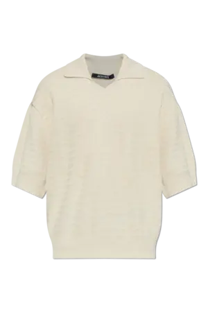 Jacquemus Cotton Polo Cream