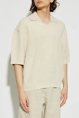 Jacquemus Cotton Polo - Cream