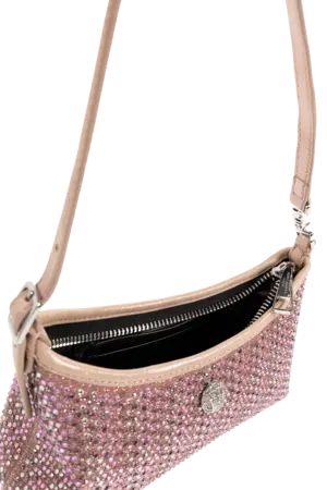 Kurt Geiger Embroidered Shoulder Baguette - Pink