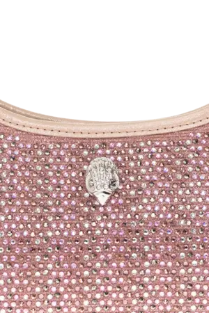 Kurt Geiger Embroidered Shoulder Baguette - Pink
