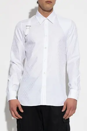 Alexander McQueen Shirt With Monogram - White
