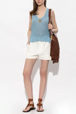 AKEP Sleeveless Knit Top