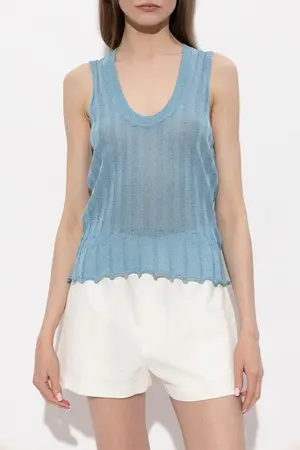 AKEP Sleeveless Knit Top