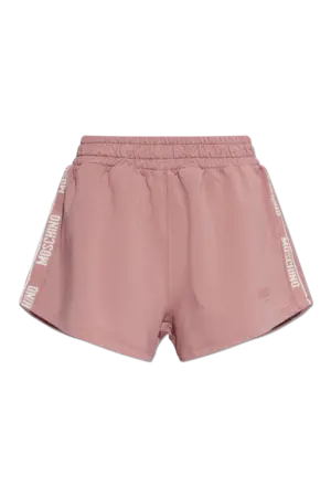 Moschino Logo Shorts - Pink