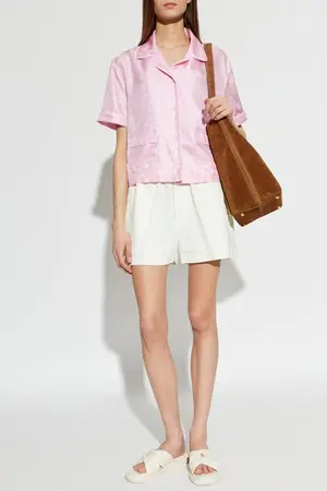 Moschino Silk Short-sleeve Shirt