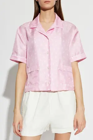 Moschino Silk Short-sleeve Shirt