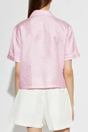 Moschino Silk Short-sleeve Shirt