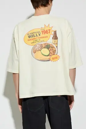 WILLY CHAVARRIA T-shirt With Print - Cream