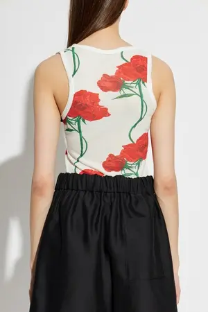 Kenzo Floral Motif Top - White