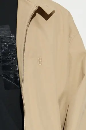 MAISON MARGIELA Jacket With A Stand-up Collar - Beige