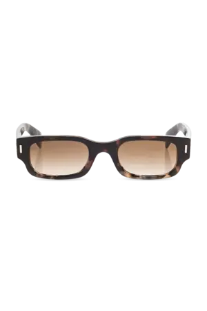 Alexander McQueen Rectangle Sunglasses - Brown