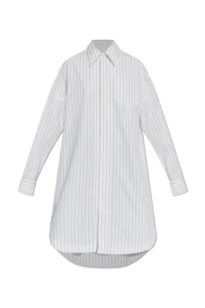 Ami Striped Shirt Dress
