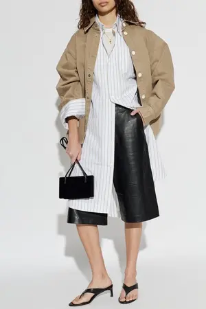 Ami Striped Shirt Dress