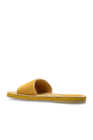 Chloé Braided Cord Slides - Beige