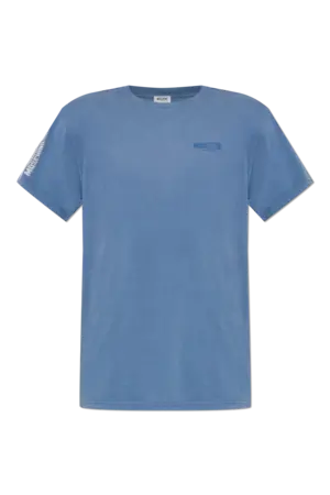 Moschino T-shirt With Logo - Blue