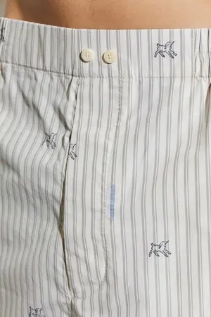 Jacquemus Striped Cotton Trousers