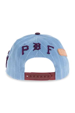 PDF Baseball Cap With Embroidered Details - Blue
