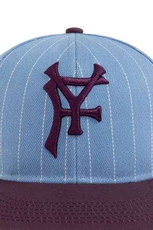 PDF Baseball Cap With Embroidered Details - Blue