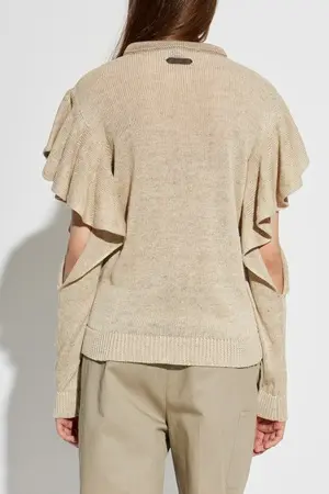 Moschino Linen Sweater - Beige