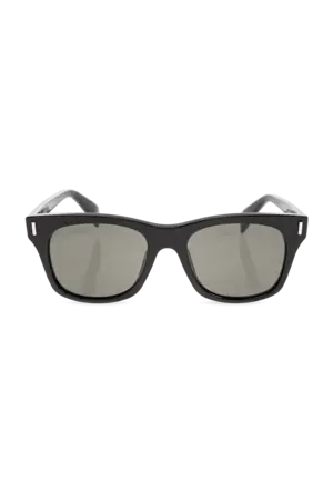 Alexander McQueen Full Rim Rectangle Sunglasses - Black