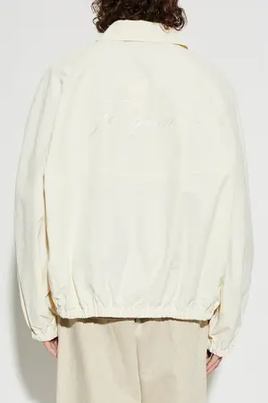 Jacquemus Lightweight Jacket With Classic Collar - Cream