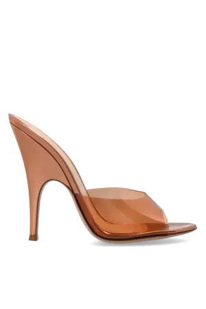 GIANVITO ROSSI Heeled Mules - Brown