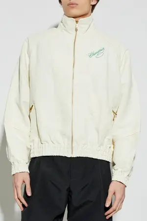 WILLY CHAVARRIA Jacket With Embroidered Logo - Cream
