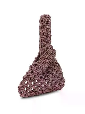 HIBOURAMA Niky Knot-design Clutch - Neutrals